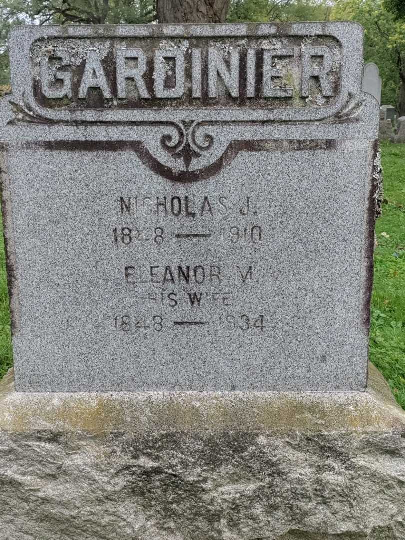 Eleanor M. Smith Gardinier (1848 - 1934) / Woodlawn Cemetery